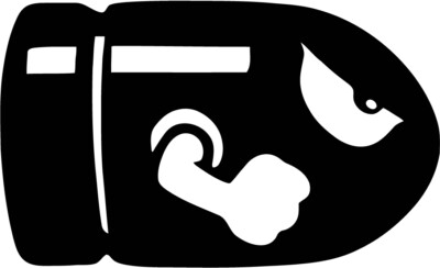 Bullet Bill Sticker VINYL DECAL - Super Mario Bros Nintendo Car Window ...