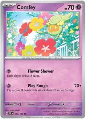 Comfey Pokemon TCG Card 063/142 | eBay