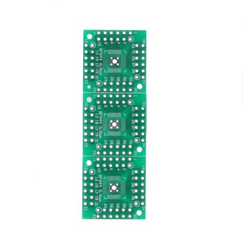 30 Pcs PCB Board Kit SMD To DIP Adapter Converter FQFP32-100 QFN48 SOP8 ...