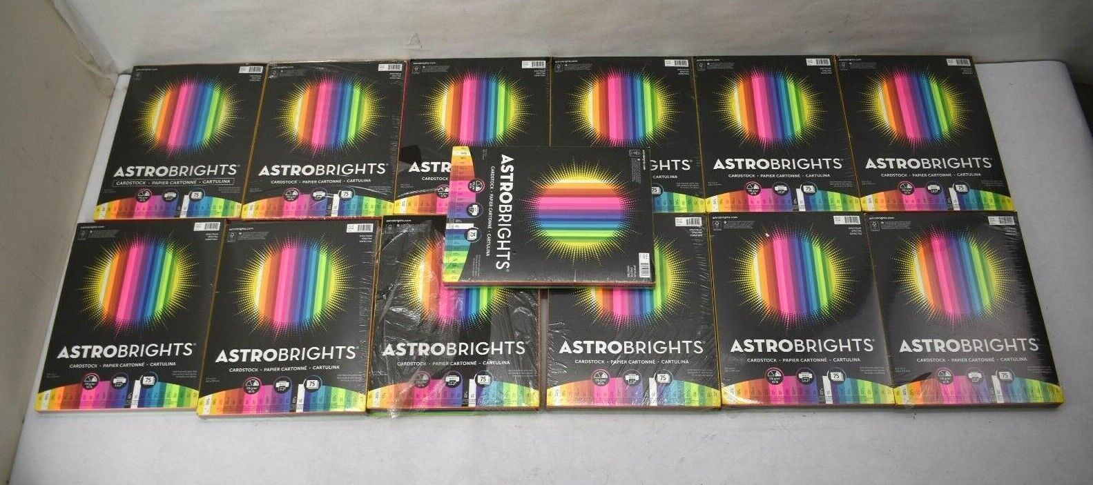 Astrobrights Colored Cardstock Spectrum 25 Color 8.5" x 11" 65 Lb 975 ...