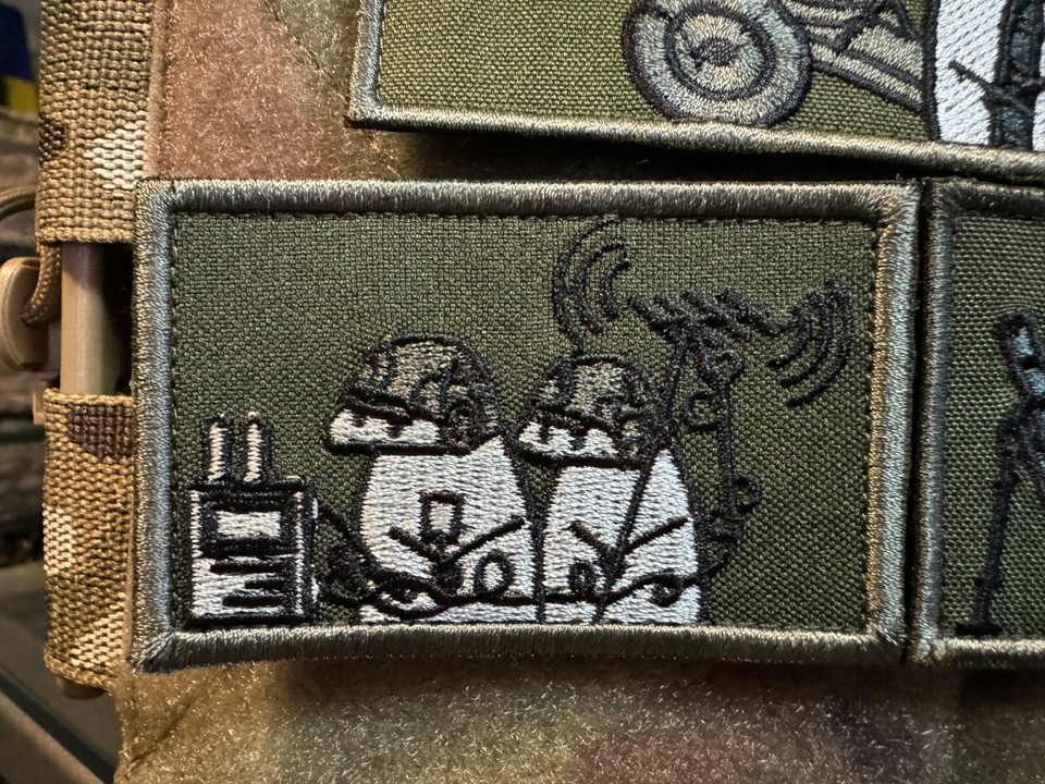 Set of 5 pcs. Embroidered Ukraine military chevron guber Flork moral ...