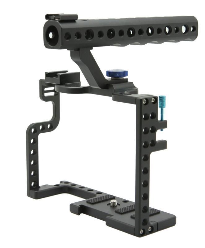 New DSLR Camera Cage With Top Handle Grip For Panasonic Lumix GH5 ...