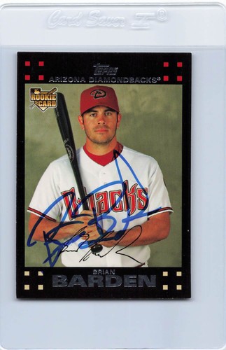 2007 Topps #649 Brian Barden Diamondbacks Signed Auto *H8212 | eBay