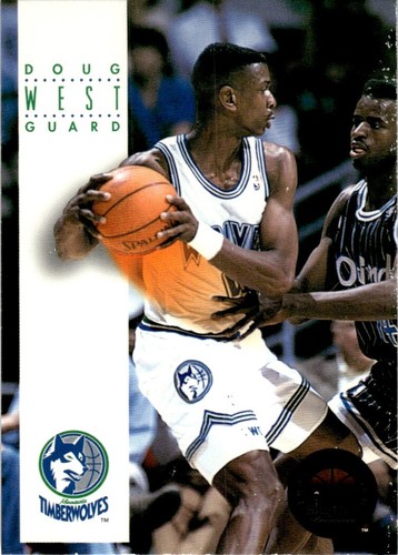 1993-94 SkyBox Basketball Card Doug West Minnesota Timberwolves #118 | eBay