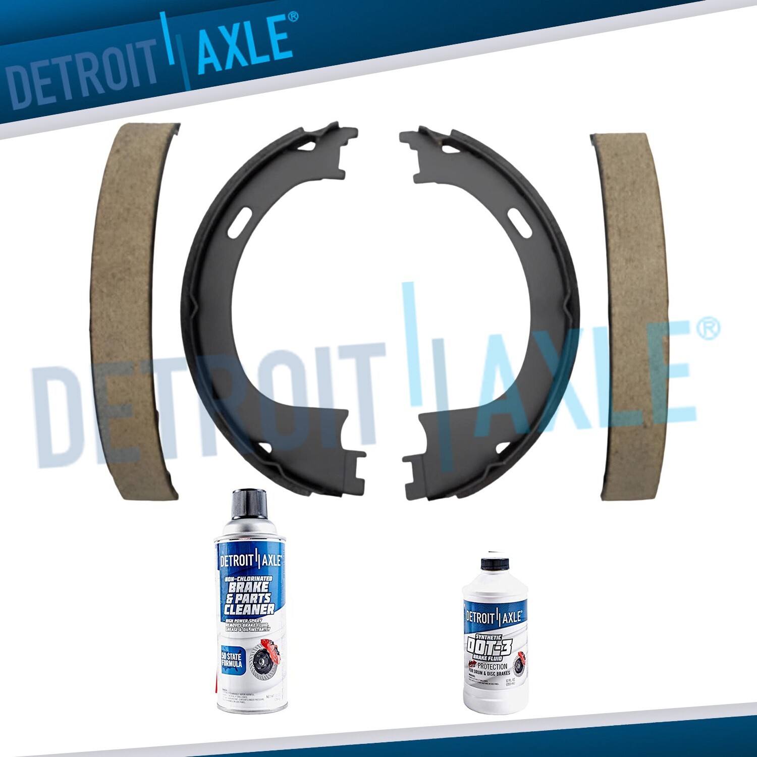 4pc Rear Parking Brake Shoes Kit for Ford F-150 F-250 Lincoln Navigator ...