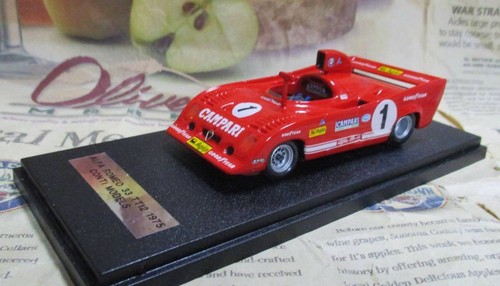 Conti Models 1/43 Alfa Romeo 33TT12 1975 Nurburgring 1000Km Red Diecast ...