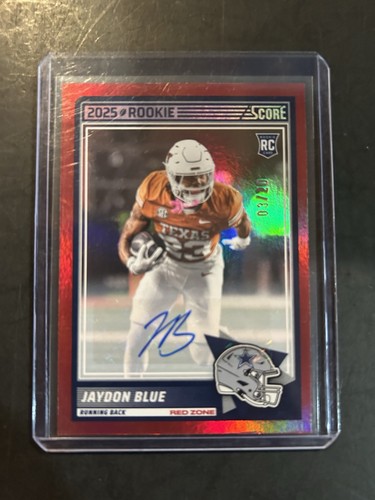 2025 Score #39 Jaydon Blue Rookie End Zone Auto /20 | eBay