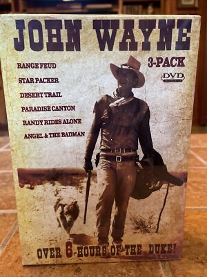NEW John Wayne Western Collection 3 Pack: 6 hours of movies | eBay