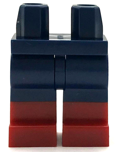 Lego New Dark Blue Legs Dark Red Boots Minifigure Pants Piece | eBay