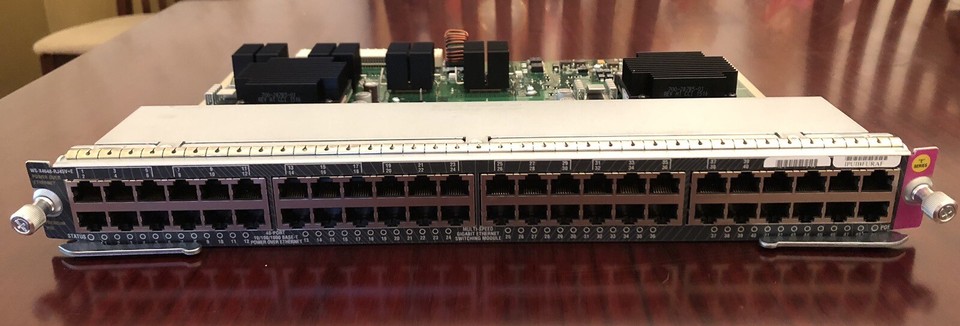 Cisco WS-X4648-RJ45V+E 48-Port Catalyst 4500 E-Series 48-Port PoE+ ...