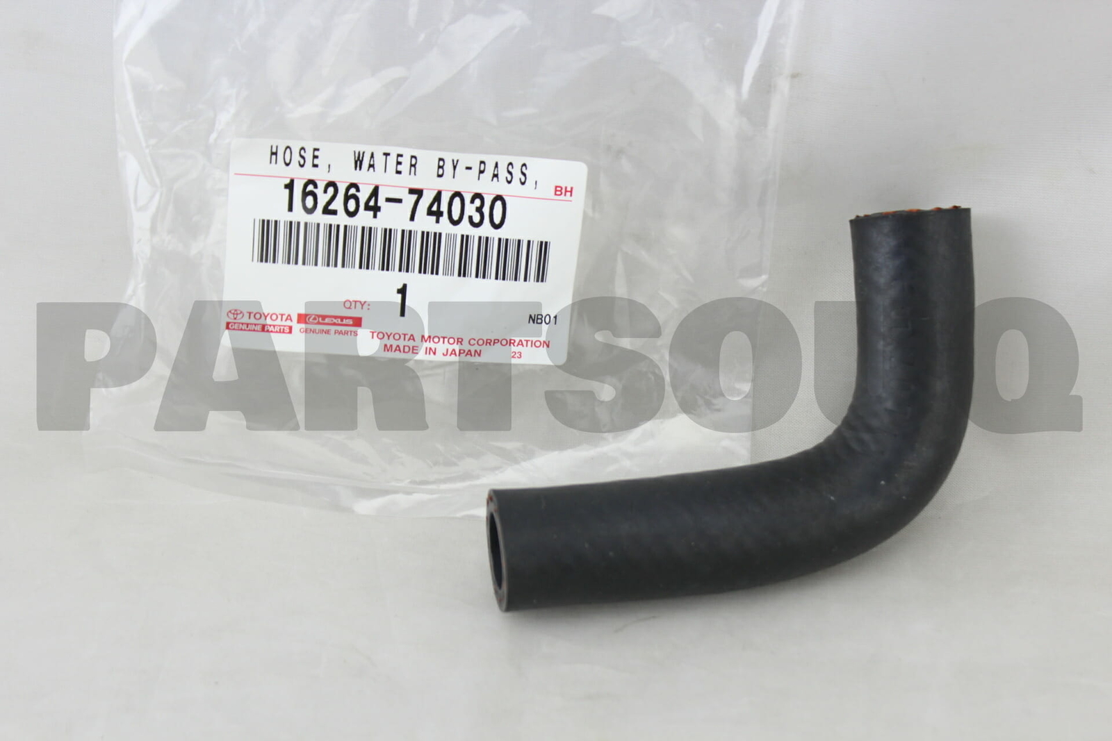 1626474030 Genuine Toyota HOSE, WATER BY-PASS, NO.2 16264-74030 | eBay