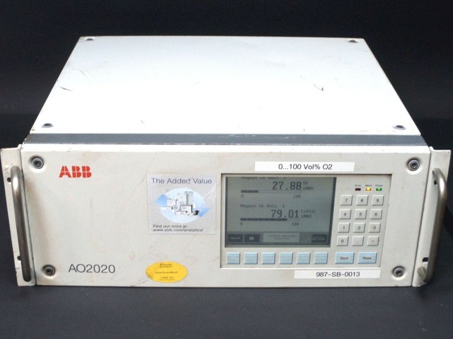 ABB AO2020 Gasanalysator AO2000 Series V5.1.4 P-No. 24041-2X20XXX00000 ...