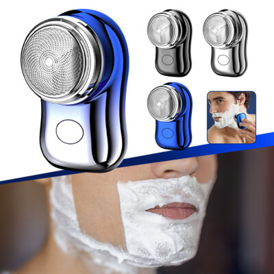 Mini Electric Shaver Pocket Size USB Waterproof Razor Washable Portable ...