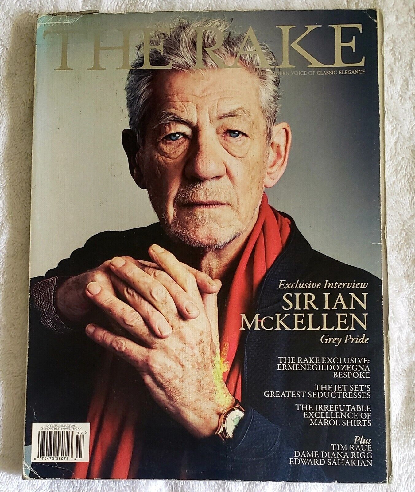 The Rake Magazine Sir Ian McKellen British GQ Italian GQ Esquire GQ ...