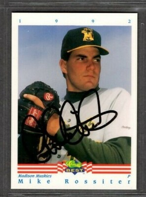 1992 Classic #374 Mike Rossiter Madison Muskies Baseball Signed ...