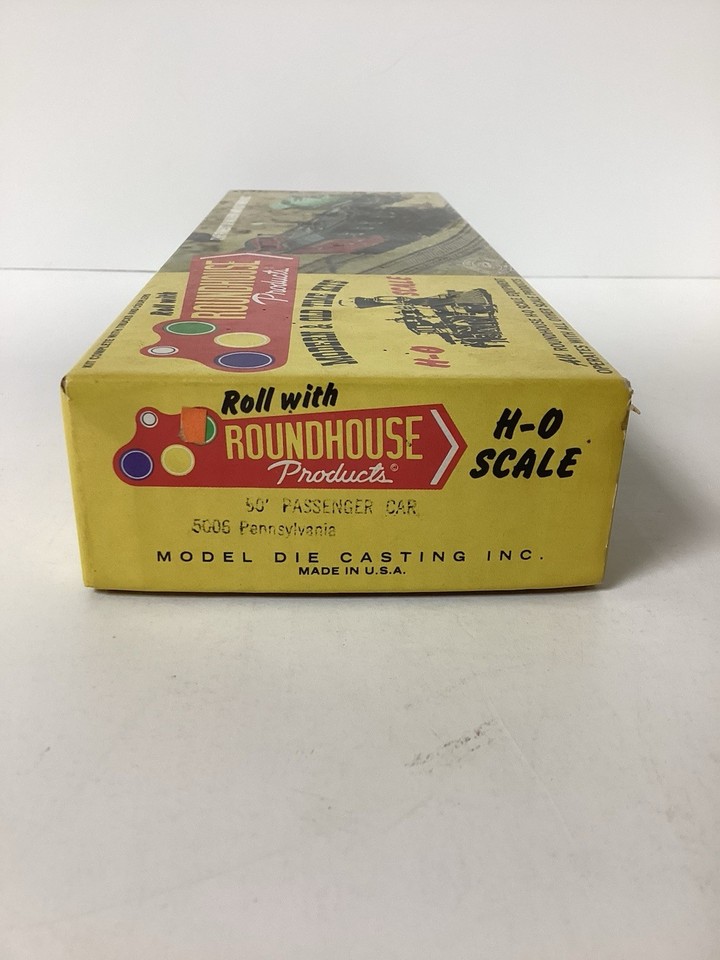 HO Scale Roundhouse #5006 Pennsylvania PRR 50’ Pullman Sleeper Car Kit ...