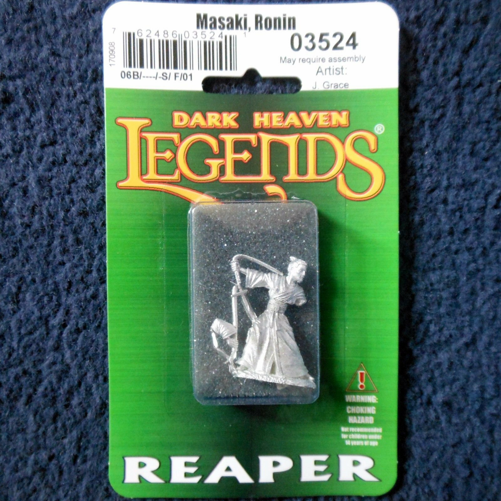 Reaper Dark Heaven Legends 03524 Masaki Ronin Fighter Oriental Samurai ...