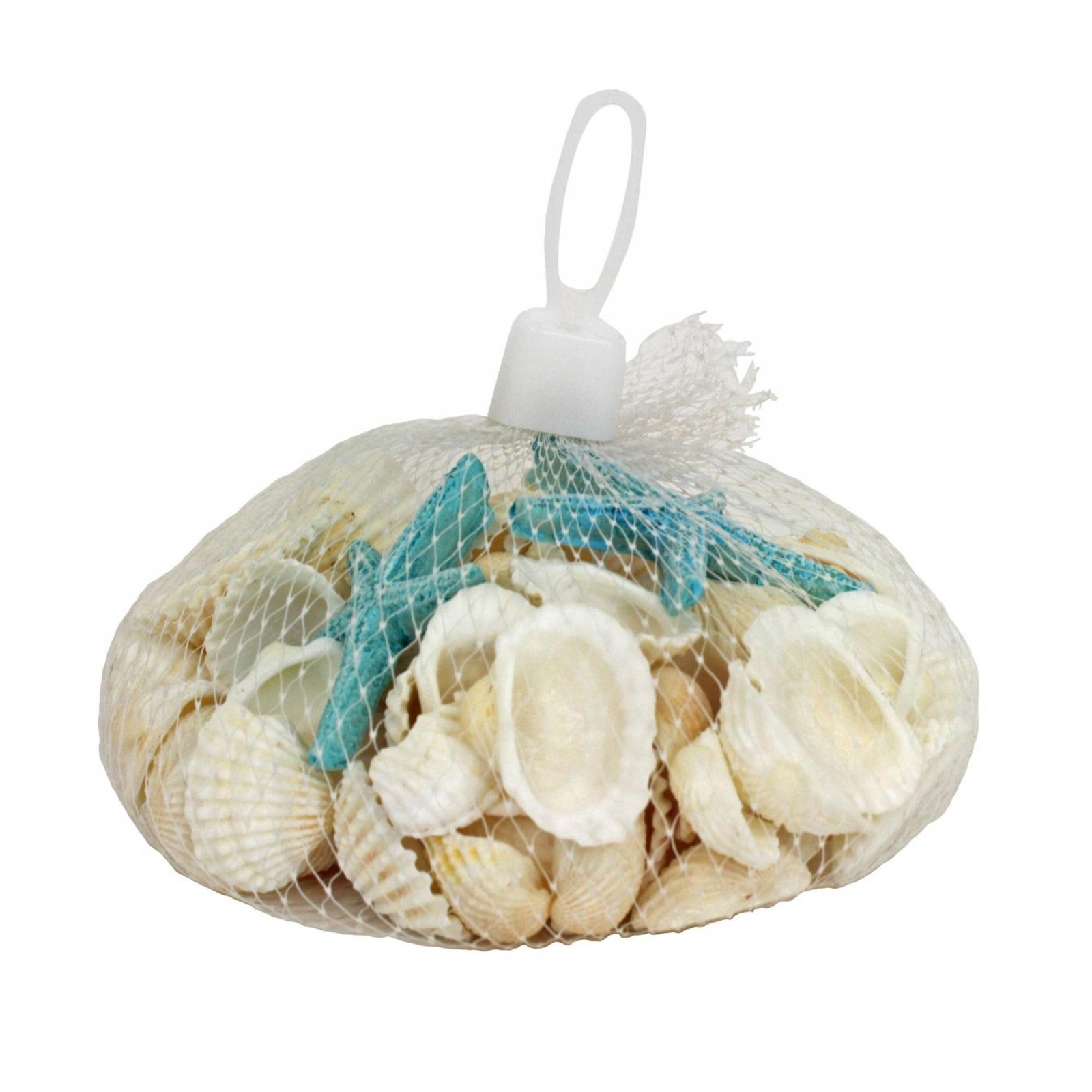 nWT Beachcombers Coastal Life Bag of Sea Shells and Resin Starfish ...