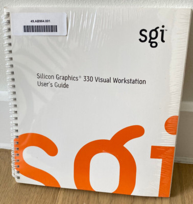 Silicon Graphics 330 Workstation User's Guide - NEW - MINT | eBay