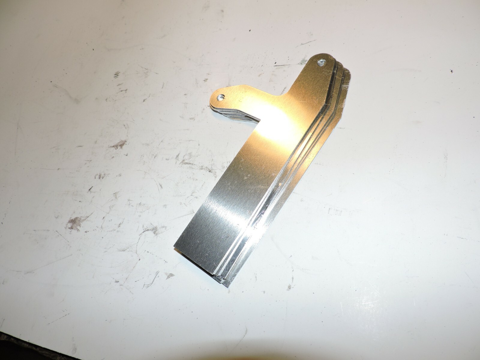 (6) NEW Aluminum fender braces / brackets laser cut .060" NICE Nascar ...