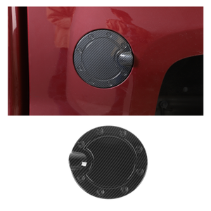 Door Fuel Tank Gas Cap Decor Cover Trim For Chevy Silverado 2014-18 ...