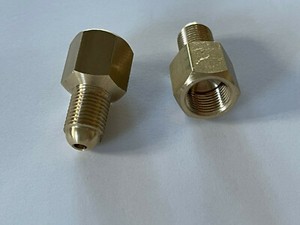 Brake Line Pipe Brass Metric Adapter, brake lines Adapter M12X1 to ...