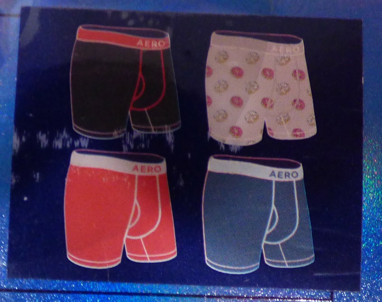 AEROPOSTALE Mens 4 pack Boxer Briefs Cotton Stretch Pick Size and ...