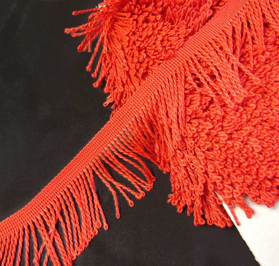 Fringe Tassel Looped Trim Bullion Fringing DRESS FRINGING 60 mm Tassels ...