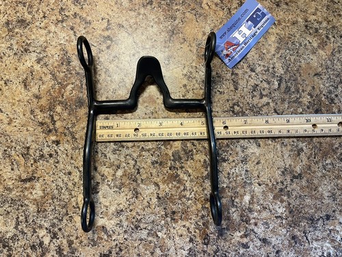 C 102 HILASON Black Steel Training Bit Cathedral Mouth Western Tack for ...