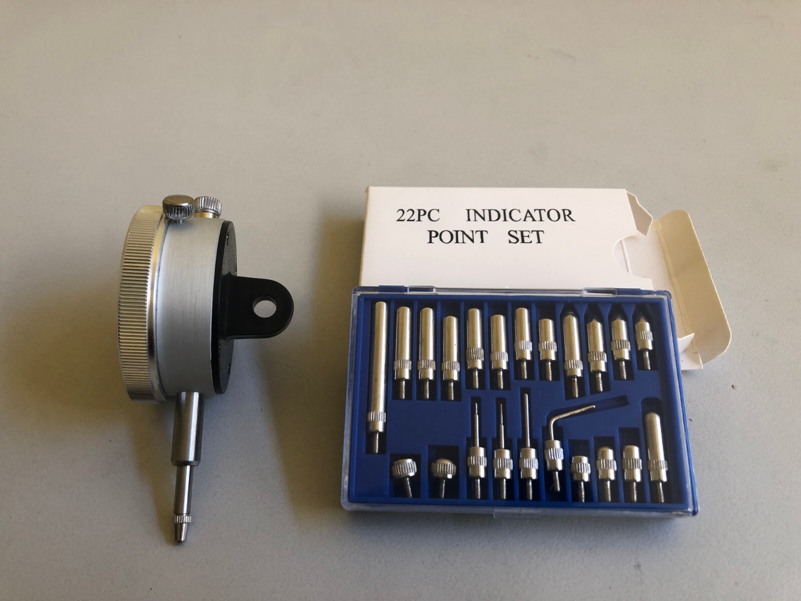 Dial Indicator 0-10mm x 0.01mm + 22pcs Extension Multi Point Kit | eBay
