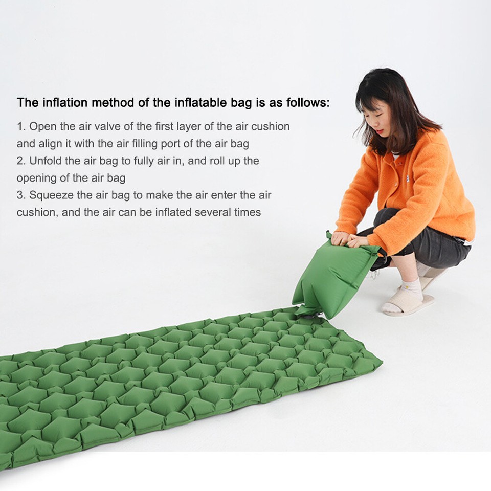 Hiking Swimming Inflatable Bag Air Mattress Bag Nylon Pouch Camping ...
