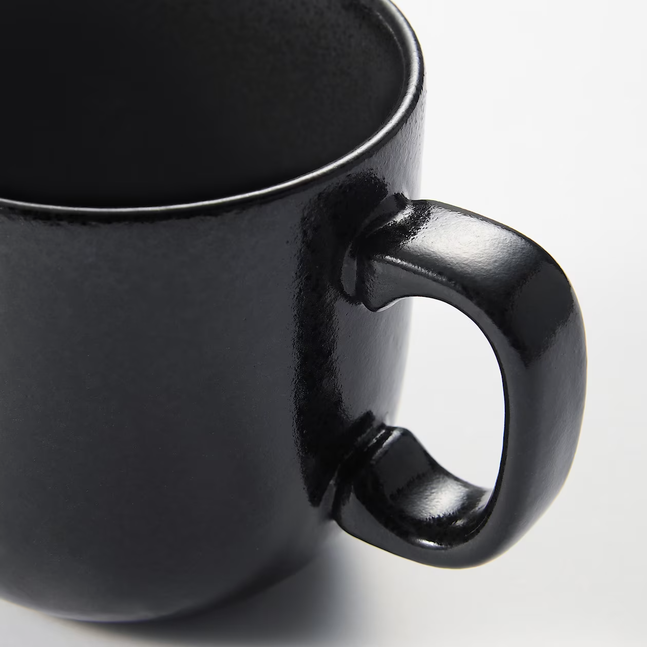MUJI Black glaze Mug 9cm Porcelain Made in Japan | eBay