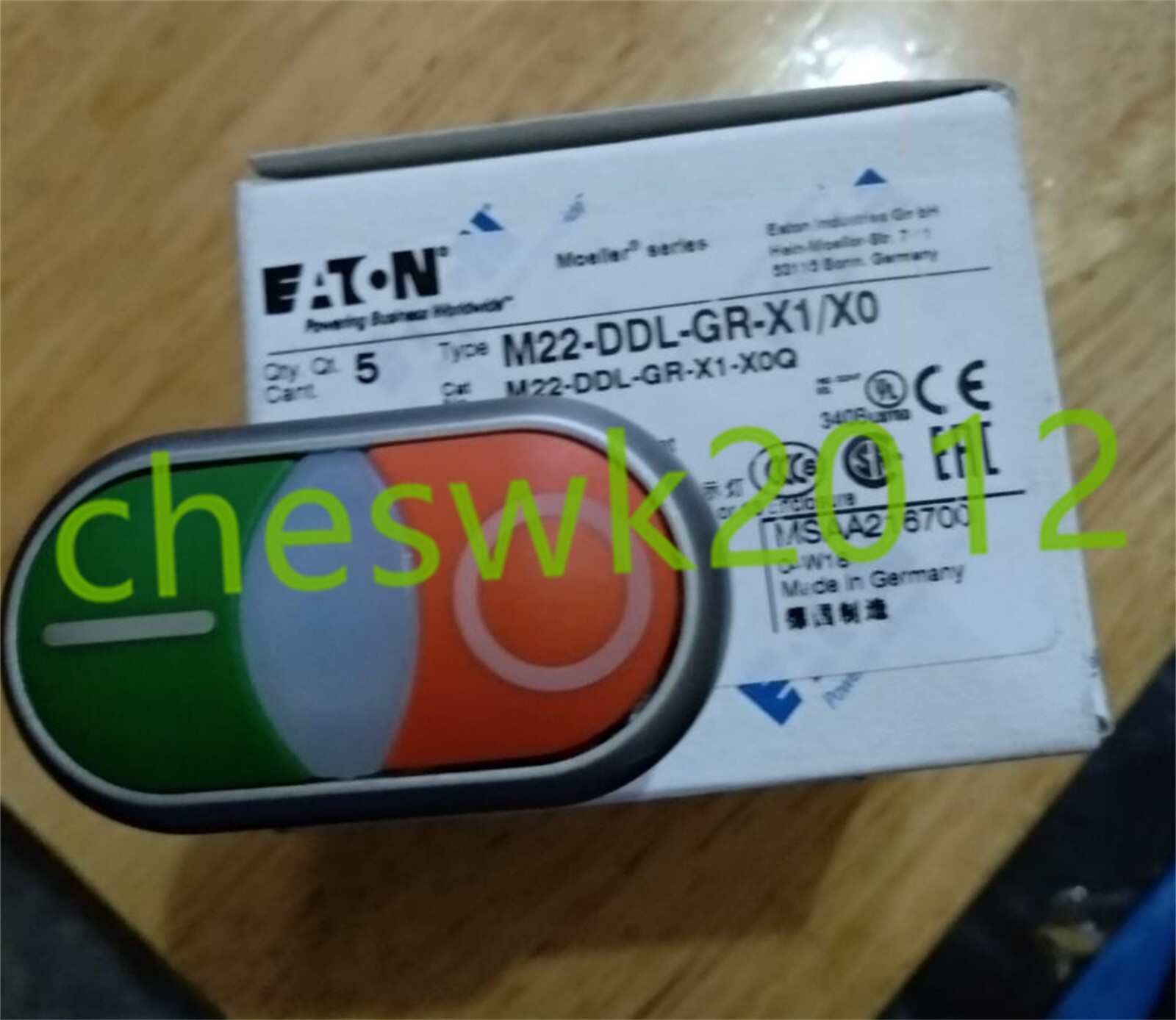 1 PCS New ETN button switch M22 DDL GR X1/X0 | eBay