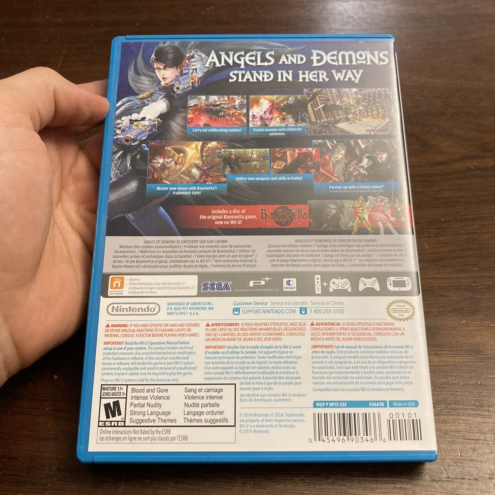 Bayonetta 1 & 2 (Nintendo Wii U, 2014) - 2 discs - Complete - Tested ...
