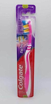 Colgate Zig Zag Pink Toothbrush Medium | eBay