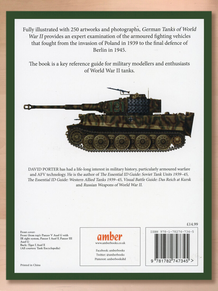 German Tanks of World War II By David Porter, Amber Books Ltd ...