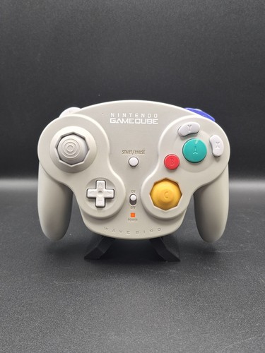 Nintendo GameCube Wavebird Controller Gray with Receiver Tested Working ...