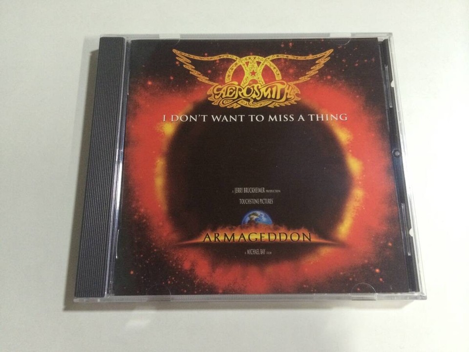 CD Aerosmith - Miss A Thing - Aerosmith - I Don't Want To Miss A Thing ...