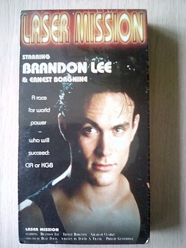 Brandon Lee *Laser Mission VHS IN SHRINK Original Release Copy 1990 ...