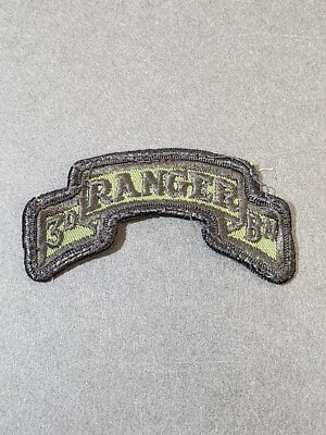 Ranger Tab 3D Ranger Bn OD Green Sew On Patch 3rd Bat Badge | eBay