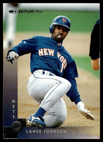 1997 Donruss #249 Lance Johnson New York Mets | eBay