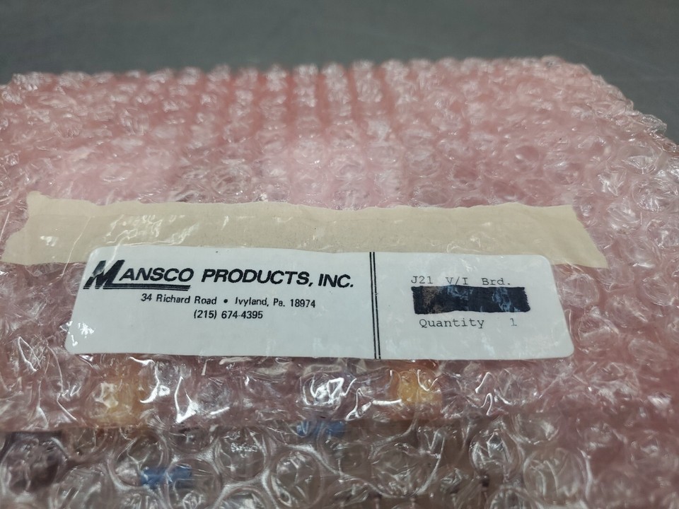Mansco Products J21 V/I BOARD. 3D-2 | eBay