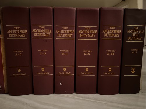 Yale Anchor Bible Dictionary Full Set Of 6, by David Noel Hardcover ...