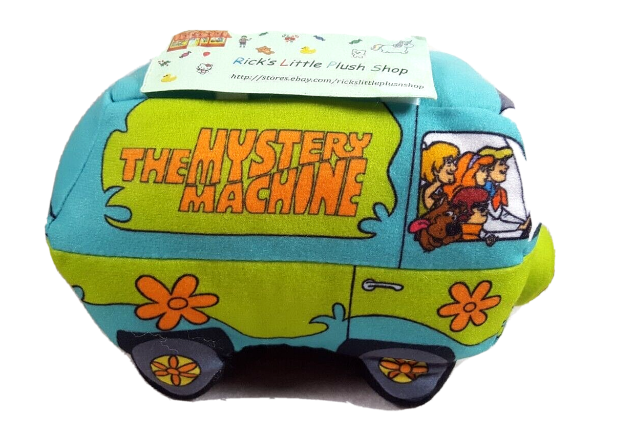 Toy Factory Scooby Doo Cartoon The Mystery Machine Van 7" Plush Stuffed ...