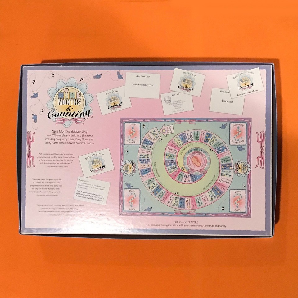 Nine Months & Counting Pregnancy Board Game | eBay