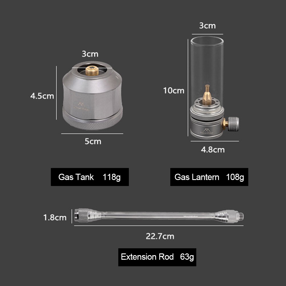 Gas Lantern Lamp Compact Extension Rod Functional Gas Lantern Lamp ...