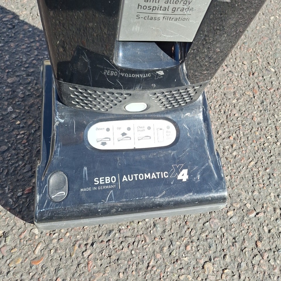 Sebo Automatic X4 Upright Vacuum Hospital Grade Made in Germany Gently ...
