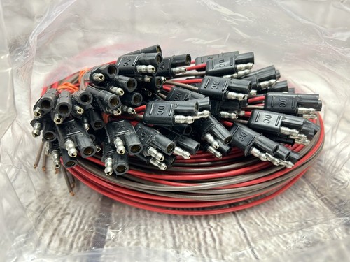 Lot of 86 Waytek Molded Connector 37110 2 Contacts Female End GPT 48 ...