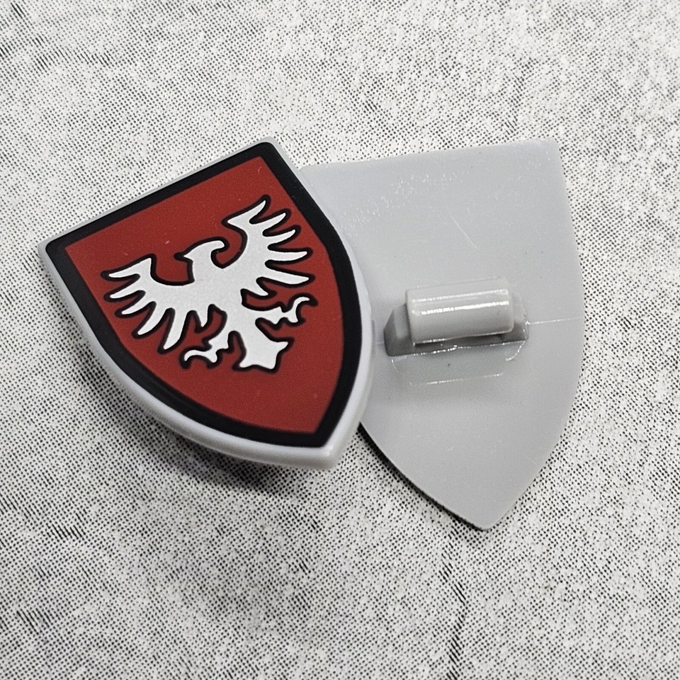 5pack Custom Red Eagle Shield Blocks Accessory for Minifigures D11res1 ...