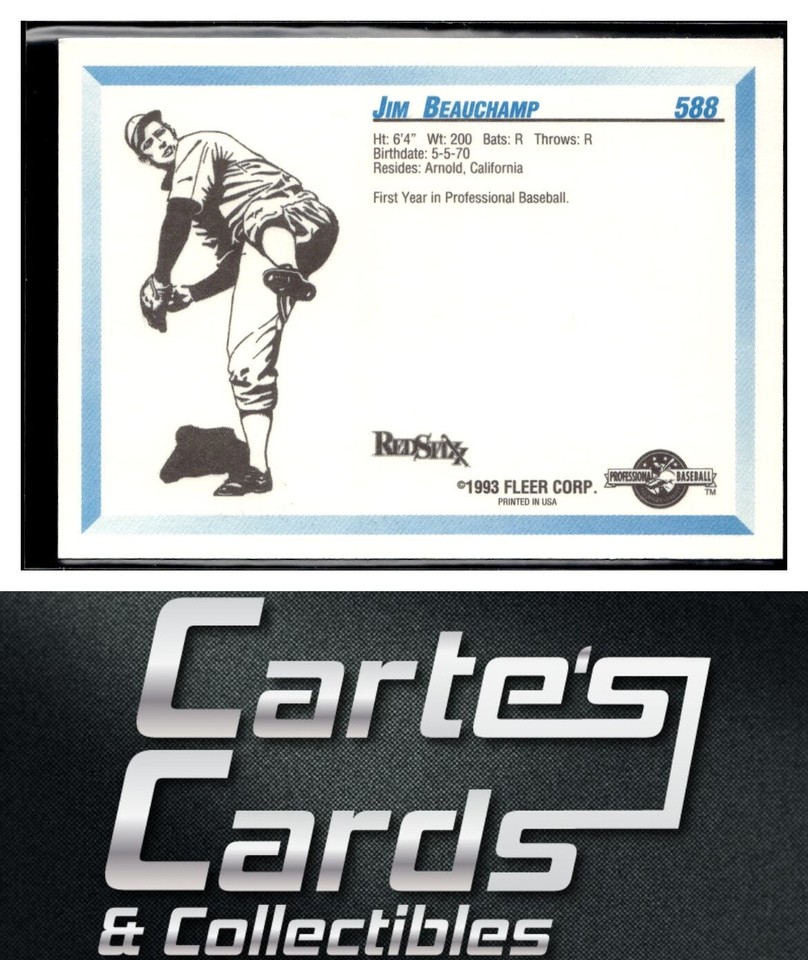 Jim Beauchamp 1993 Fleer ProCards #588 Columbus RedStixx | eBay